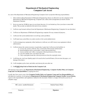 Fillable Online Computer Lab Access Fax Email Print - pdfFiller