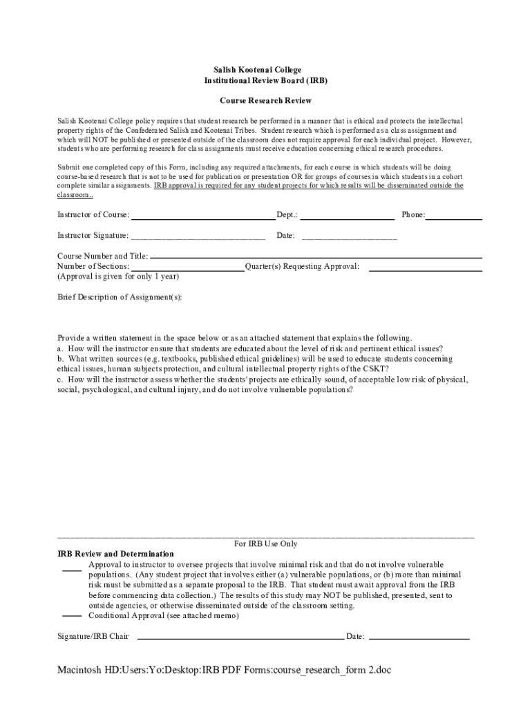 Fillable Online galactus skc IRB NEW PROTOCOL SUBMISSION Project Title: Investigator Information ...