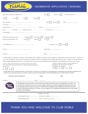 Fillable Online Membership Application (Please tick) Fax Email Print ...
