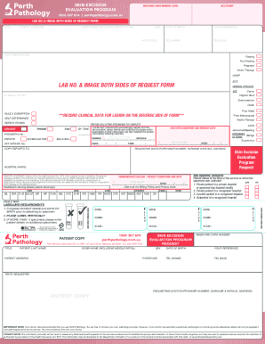 Fillable Online LAB NO. & IMAGE BOTH SIDES OF REQUEST FORM Fax Email ...