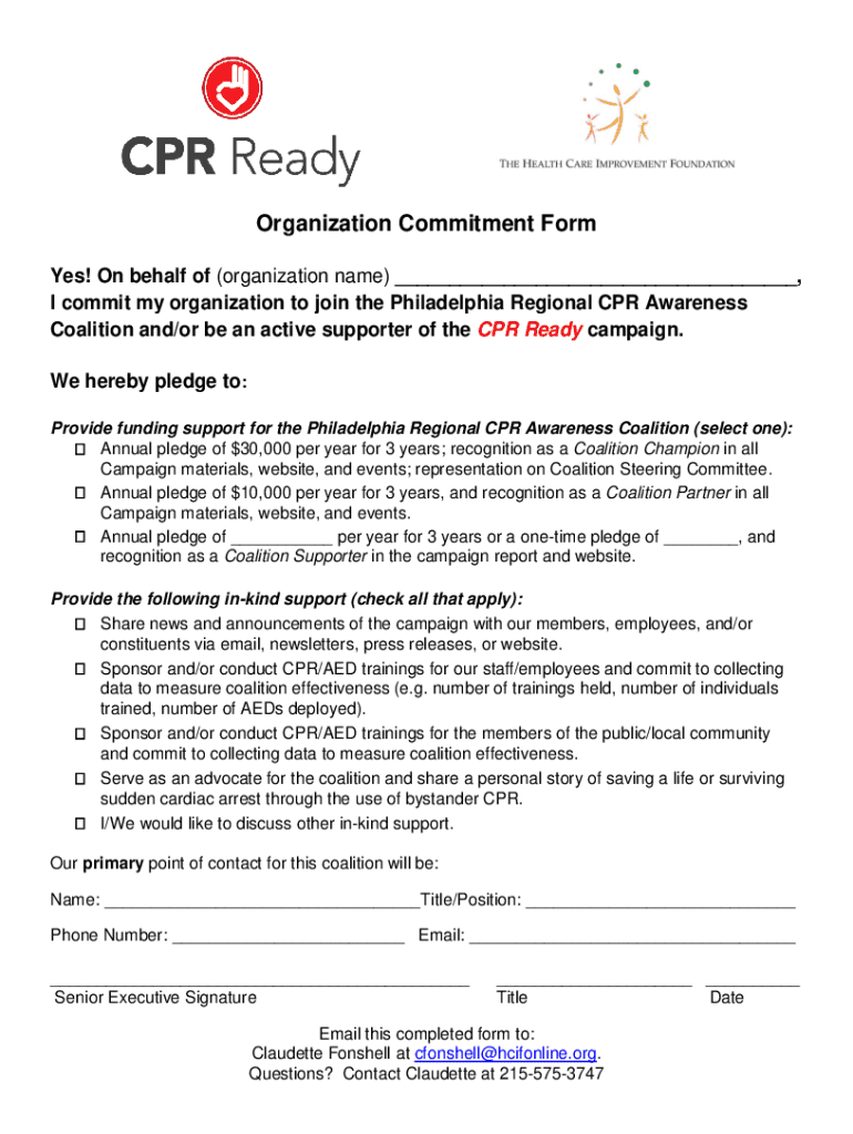 Fillable Online CPR Training Resource Sheet - cprreadyphl.org Fax Email ...