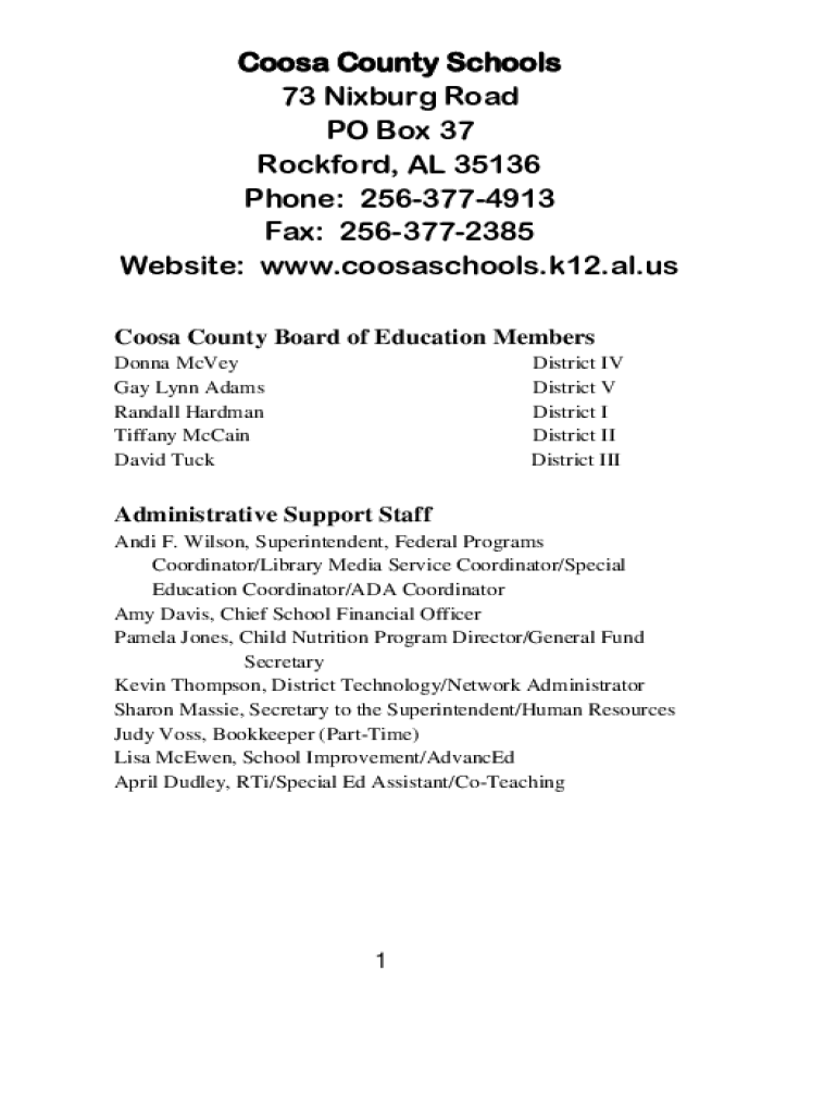 Fillable Online images pcmac Fillable Online Coosa County Schools Fax Email Print ... Fax Email ...