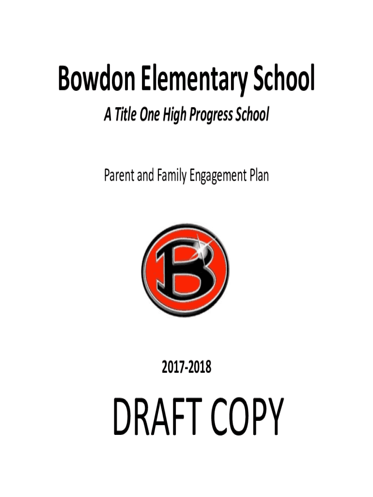 Fillable Online images pcmac Bowdon Elementary School Title I School-wide Plan Fax Email Print ...