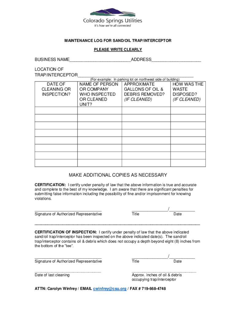 Fillable Online STORM WATER POLLUTION PREVENTION PLAN (SWPPP) Template ...