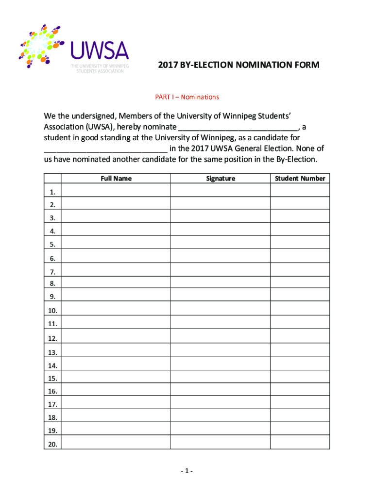 Fillable Online Sample Nomination Letter - University of North Carolina ...