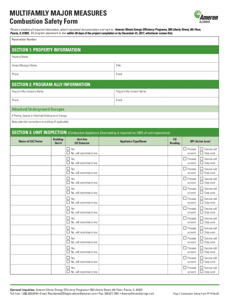 Fillable Online Fuel Gas Appliances Combustion Air and Inspection Fax ...