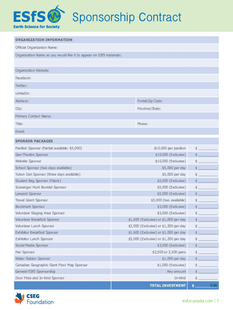 Fillable Online What is to sponsor? Definition and meaning - Market ...