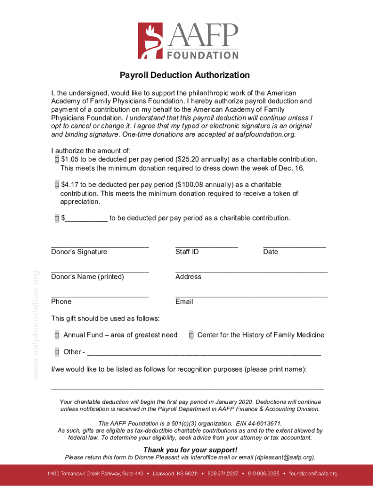 Fillable Online 6+ sample payroll deduction authorization form - Simple ...