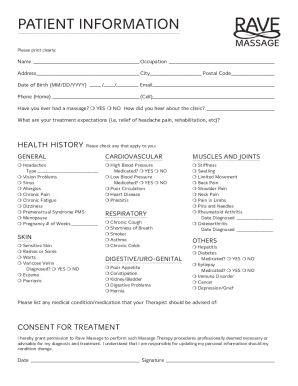 Fillable Online PATIENT REGISTRATION INFORMATION Patient Registration ...