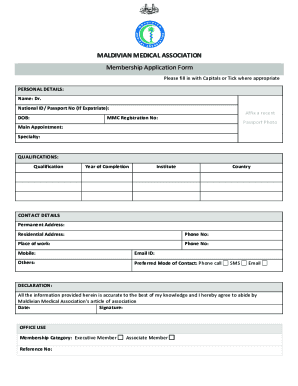 Fillable Online Final MMA Membership Application Form New.docx Fax ...