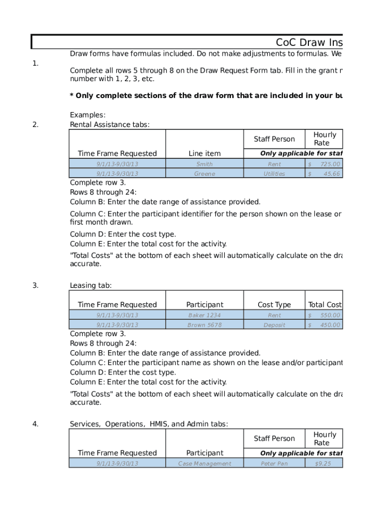 Fillable Online Draw forms have formulas included Fax Email Print ...