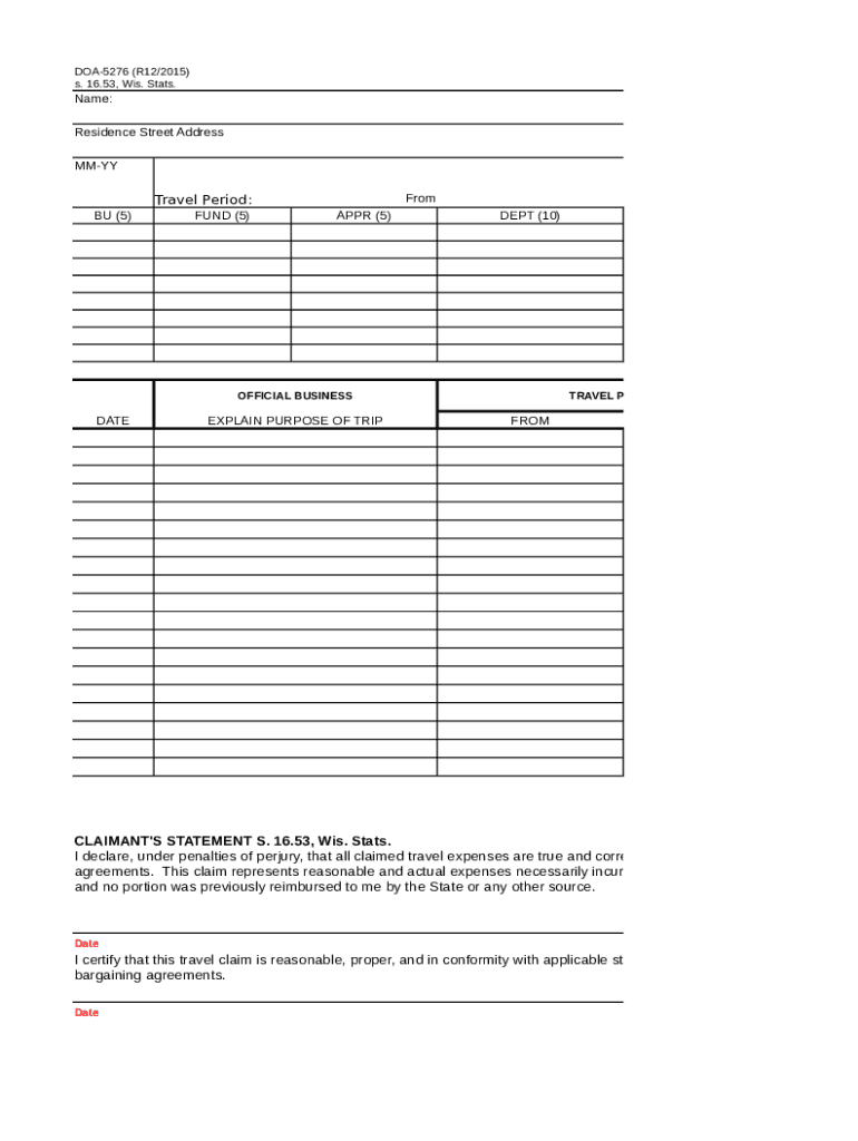 Fillable Online CLAIMANT'S STATEMENT S Fax Email Print - pdfFiller