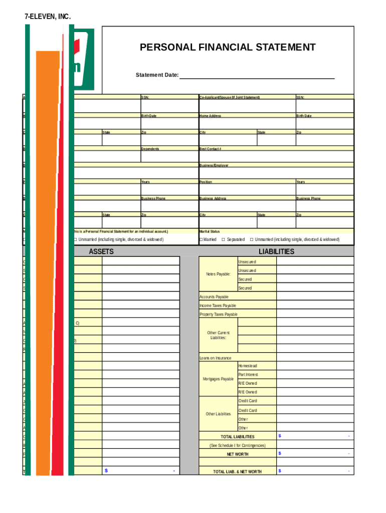 Fillable Online Co-Applicant/Spouse (If Joint Statement) Fax Email ...