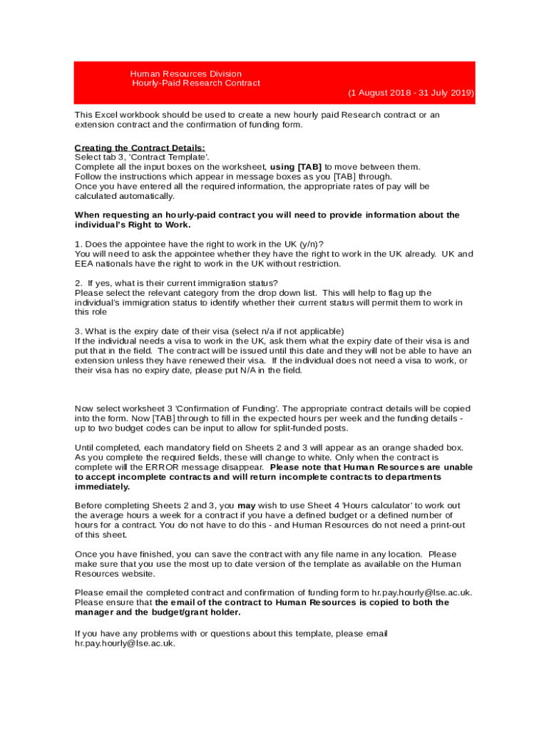 Fillable Online extension contract and the confirmation of funding form ...