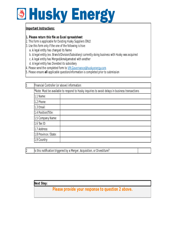 Fillable Online Supplier Information Update Form Fax Email Print ...