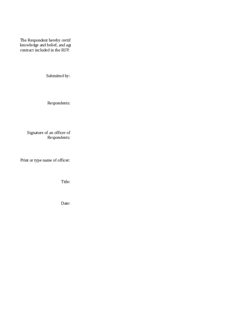 Form A Certification Form - Blank Fillable Template | Fill Out, Print ...