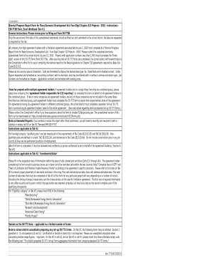 Fillable Online Biennial Progress Report Form for Texas Economic ...
