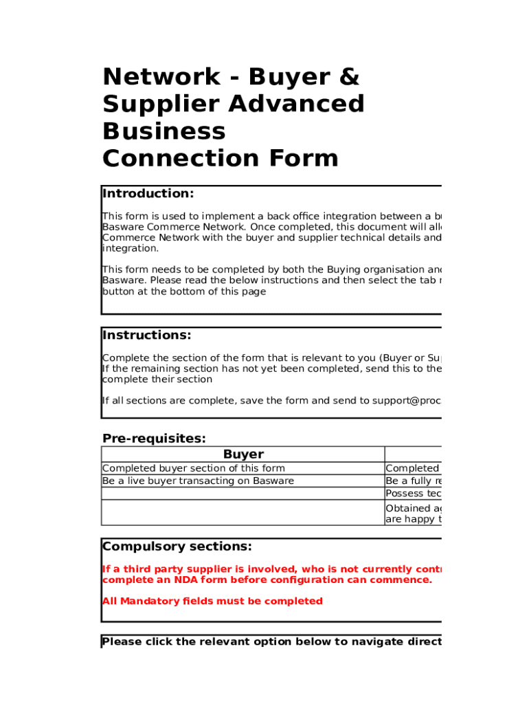 Fillable Online Connection Form Fax Email Print - pdfFiller