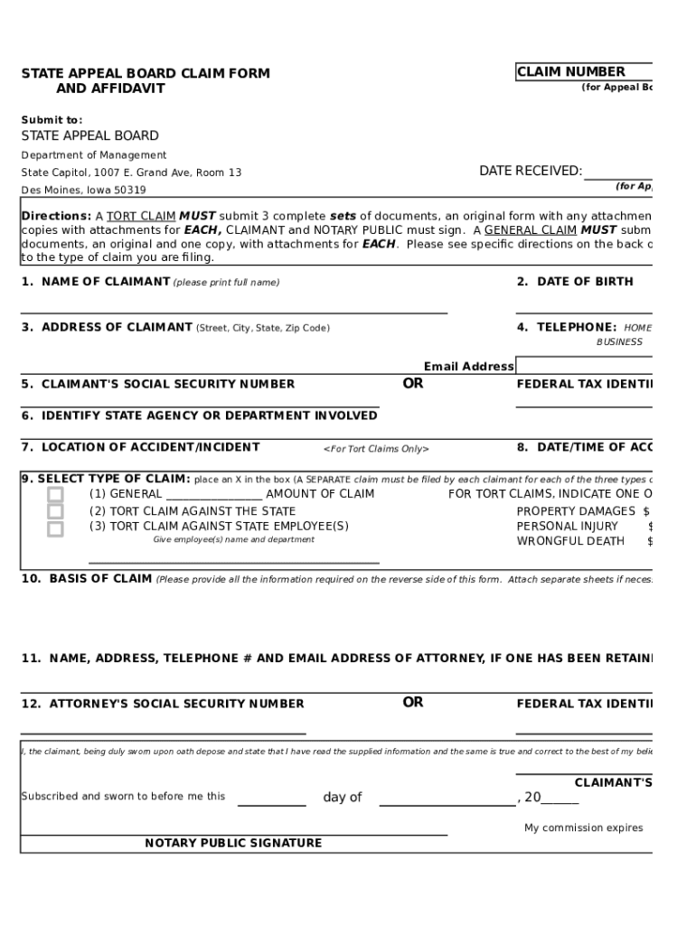 Fillable Online CLAIM NUMBER Fax Email Print - pdfFiller