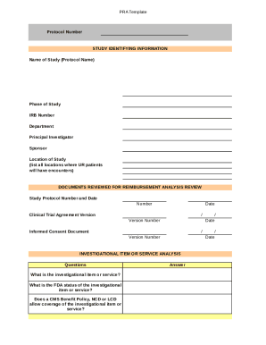 Fillable Online PRA Template Fax Email Print - pdfFiller