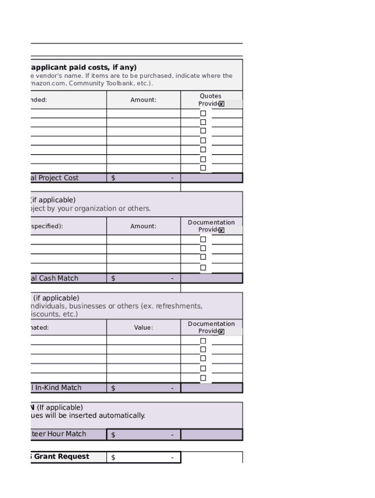 Fillable Online List ALL items/services required for project completion Fax Email Print - pdfFiller