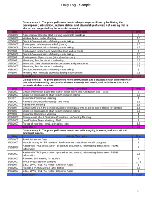 Fillable Online www3 dbu Daily Log - Sample Fax Email Print - pdfFiller