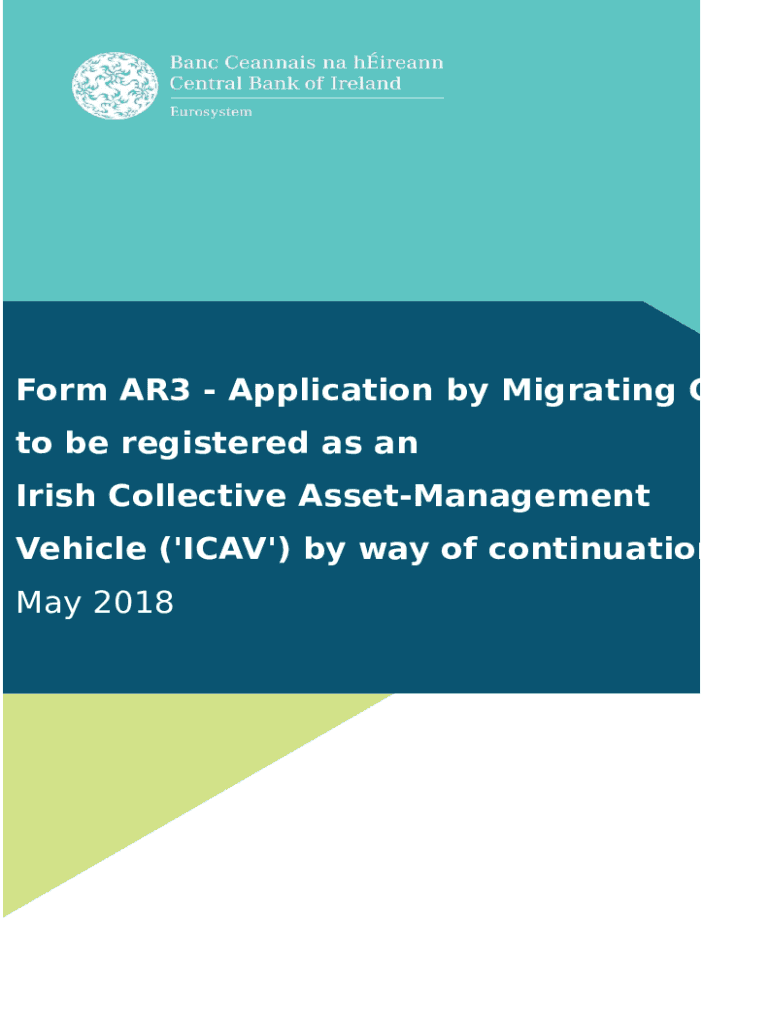 Fillable Online AR3 migration form Fax Email Print - pdfFiller