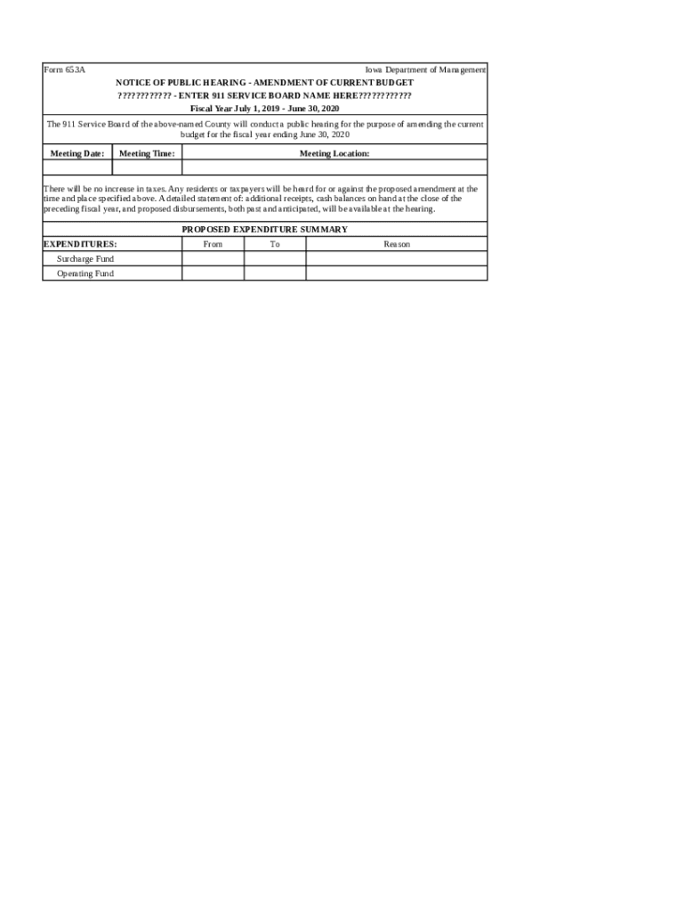 Fillable Online Form 653A Fax Email Print - pdfFiller