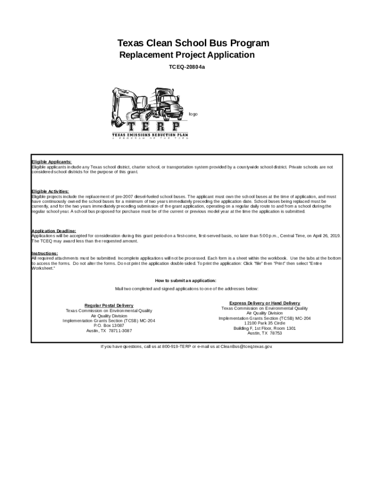 Fillable Online Replacement Project Application Fax Email Print - pdfFiller