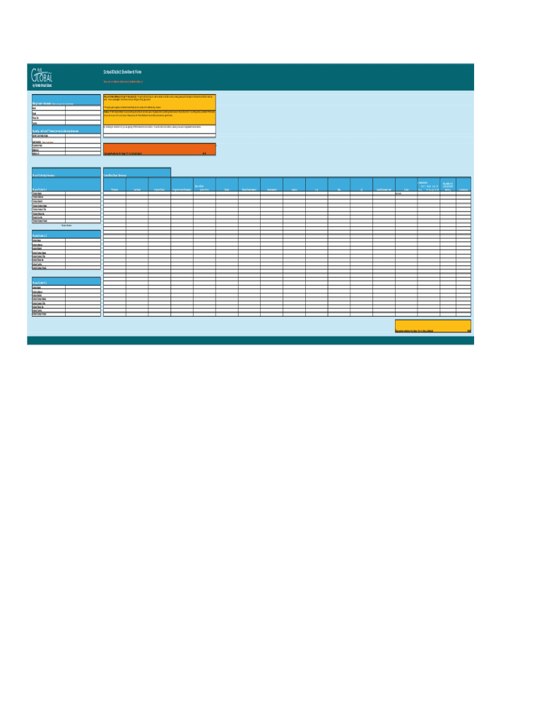 Fillable Online School/District Enrollment Form Fax Email Print - pdfFiller