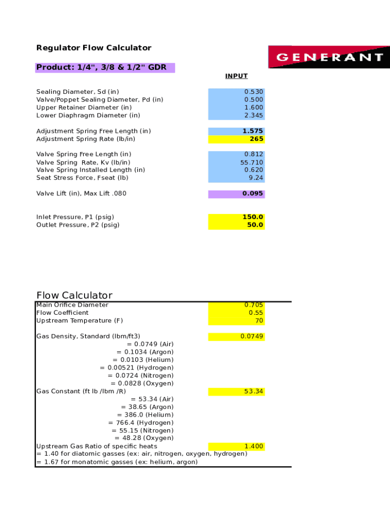 Fillable Online Fill in Orifice Size Fax Email Print - pdfFiller