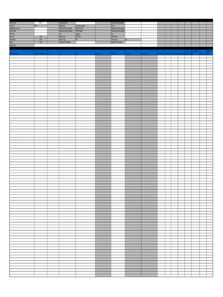 Fillable Online GL Account Cost Object Entry Sheet No Fax Email Print ...