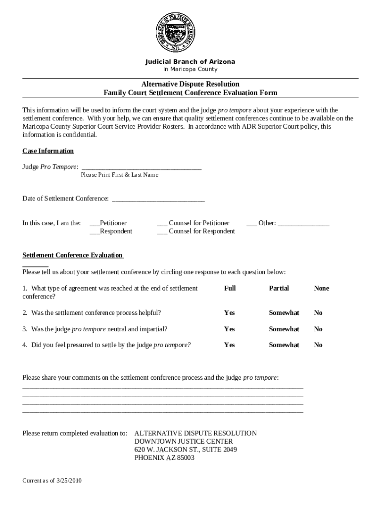 The Judicial Branch of Arizona in Maricopa County - Family ... Doc ...