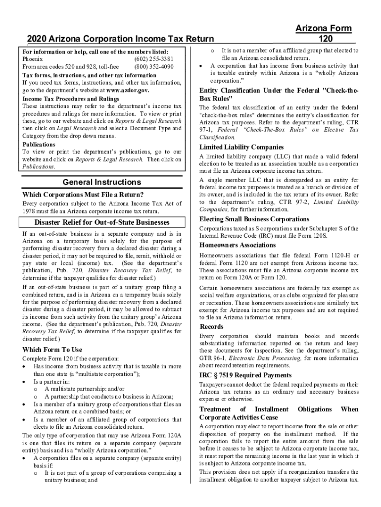 Fillable Online Form 120 Instructions. Form 120 Fax Email Print - pdfFiller