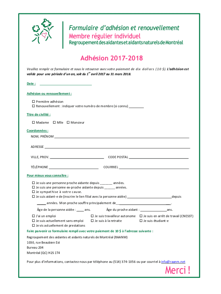 Remplissable En Ligne veuillez nous le retourner dment complt - English ...