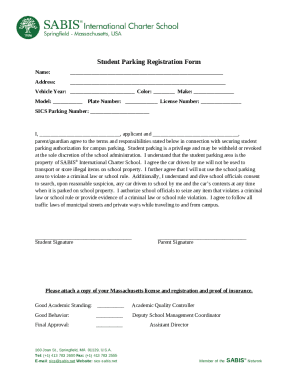 Everglades High School Student Vehicle Registration ... - sics sabis ...