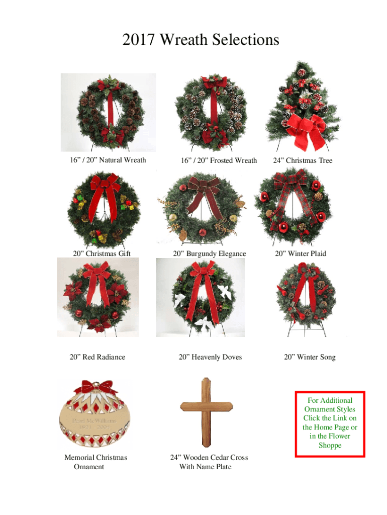 Fillable Online Christmas Wreaths - Christmas Greenery - The Home Depot ...