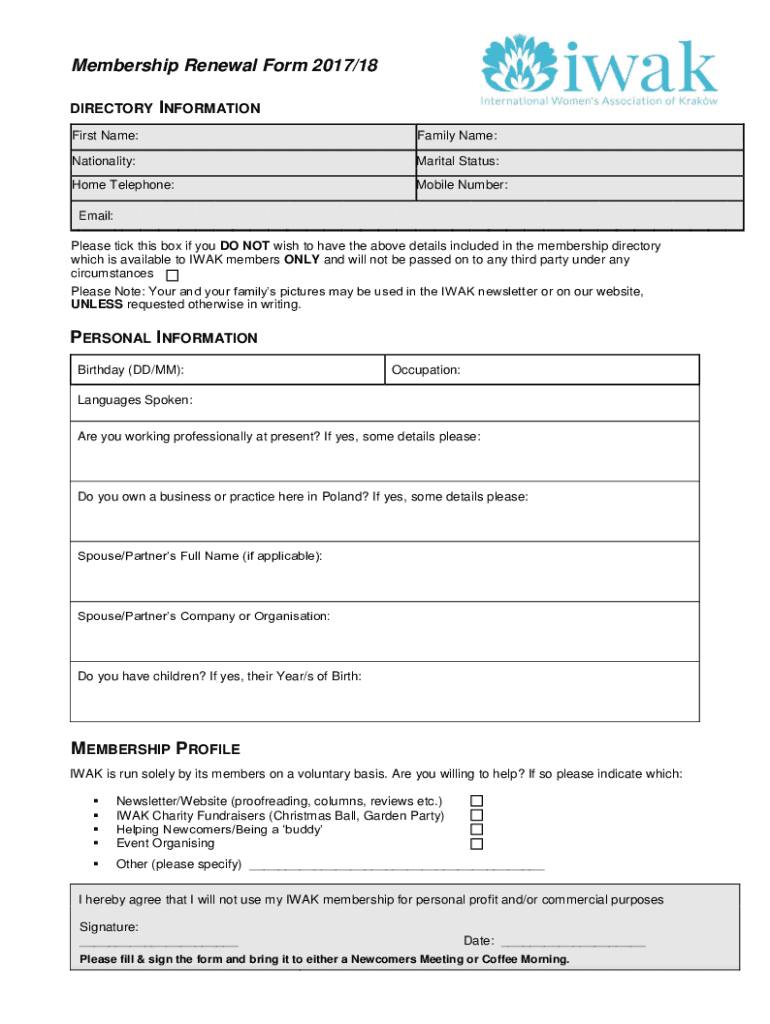 Fillable Online APPLICATION FOR THE RENEWAL OF A FIREARM LICENCE ...