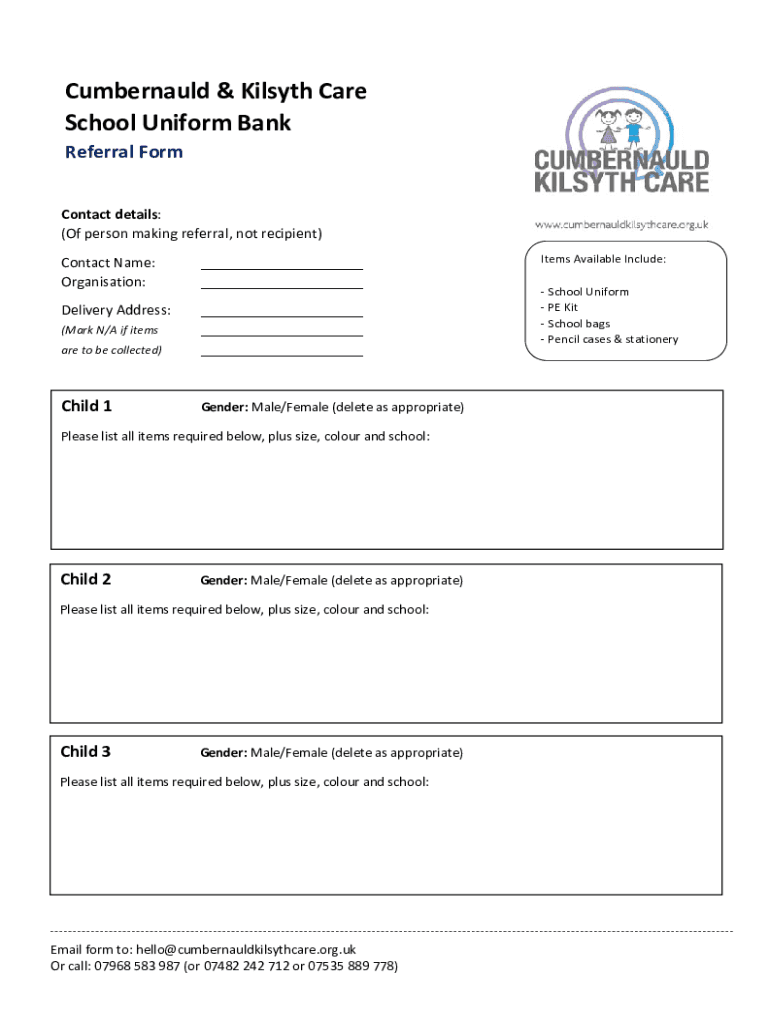 Fillable Online CKC-Refer-UniformBank.docx Fax Email Print - pdfFiller