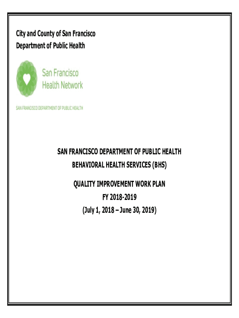 Fillable Online San Francisco Behavioral Health Services' (BHS) Vision ...