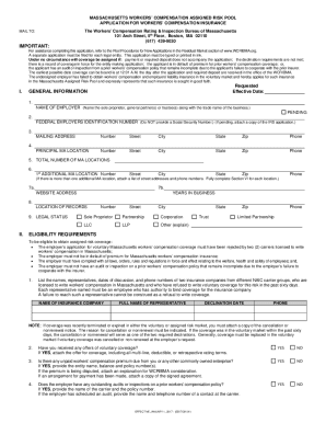 Fillable Online THE WORKERS' COMPENSATION RATING AND INSPECTION BUREAU ...