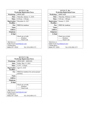 Fillable Online Open Sew Registration Forms.docx Fax Email Print ...