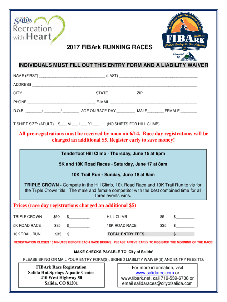 Fillable Online 39 Annual WEST ENTRY FORM RELEASE AND WAIVER OF ...