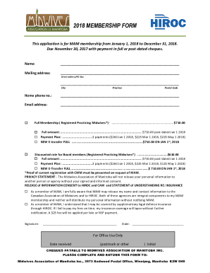 Fillable Online 2019 Non-Practicing MEMBERSHIP FORM ...
