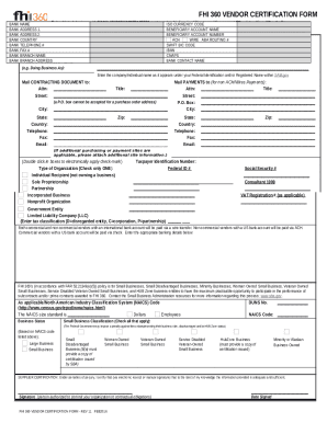 Supplier Certification Doc Template | pdfFiller