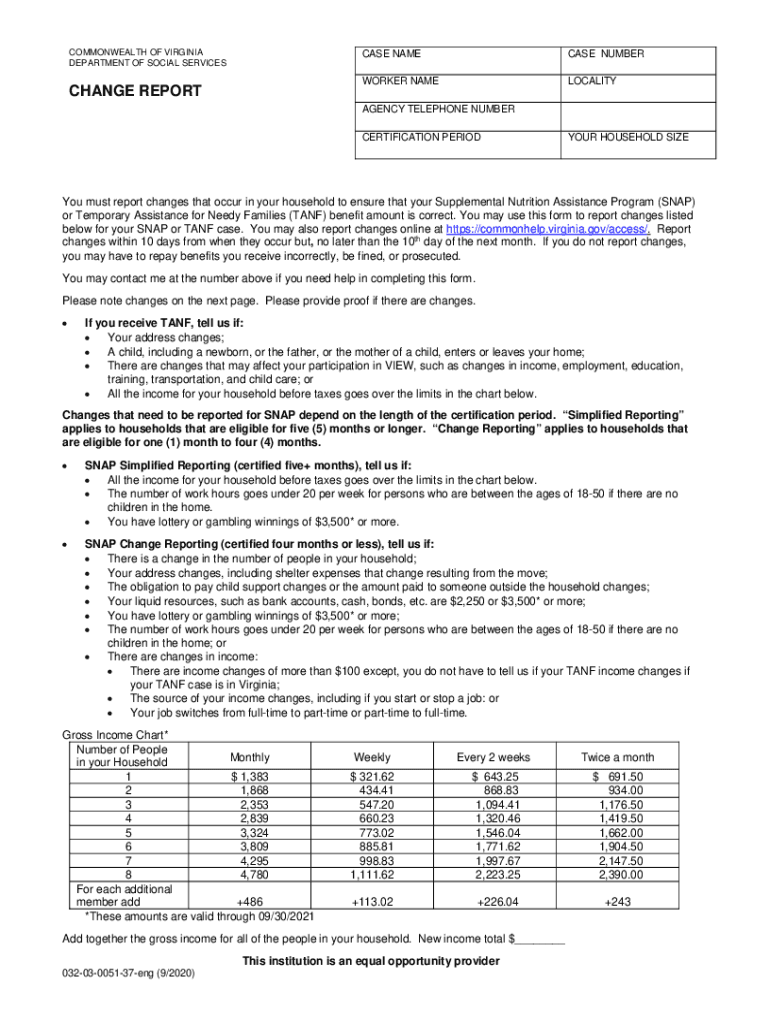 Fillable Online Child Support - Virginia Department of Social Services ...