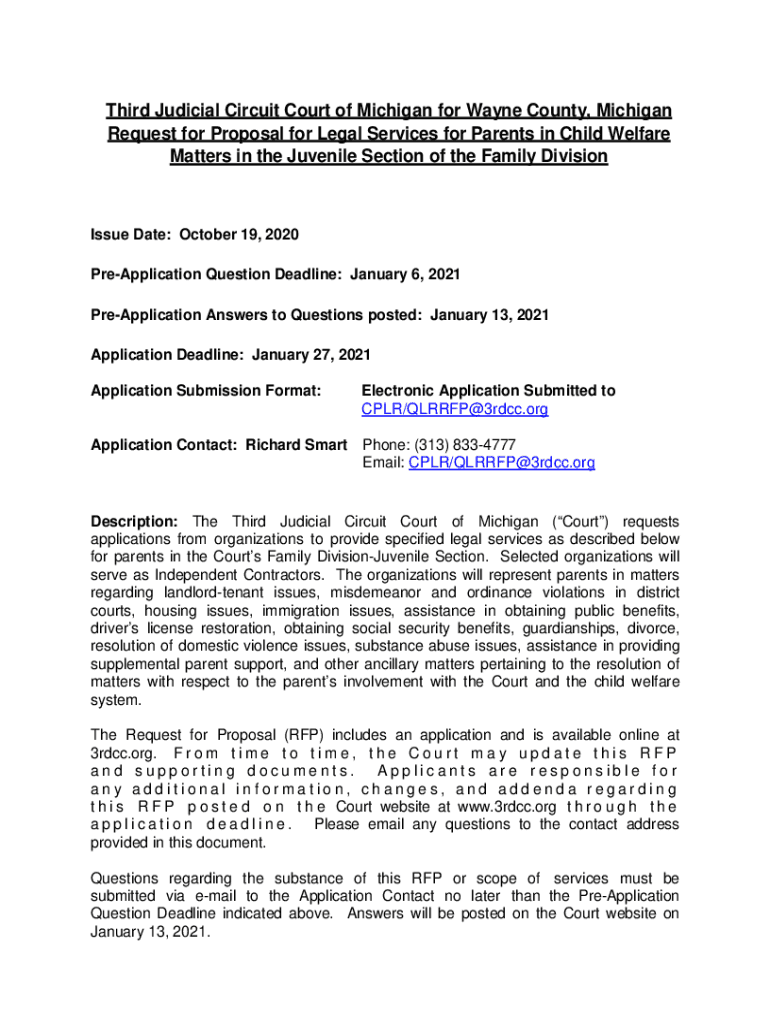 Fillable Online Jury Services - Third Judicial Circuit of Michigan Fax ...