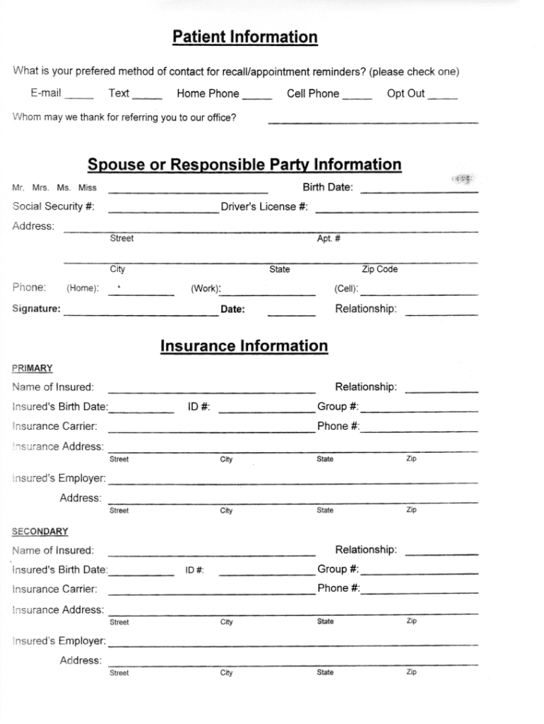 Fillable Online What is your prefered method of contact for recall ...