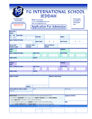 Fillable Online FG Form.xlsx Fax Email Print - pdfFiller