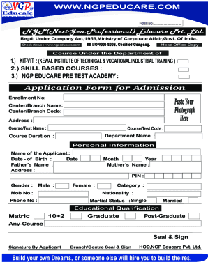 Fillable Online ADMISSION FORMS DESIGNS NEW Fax Email Print - pdfFiller